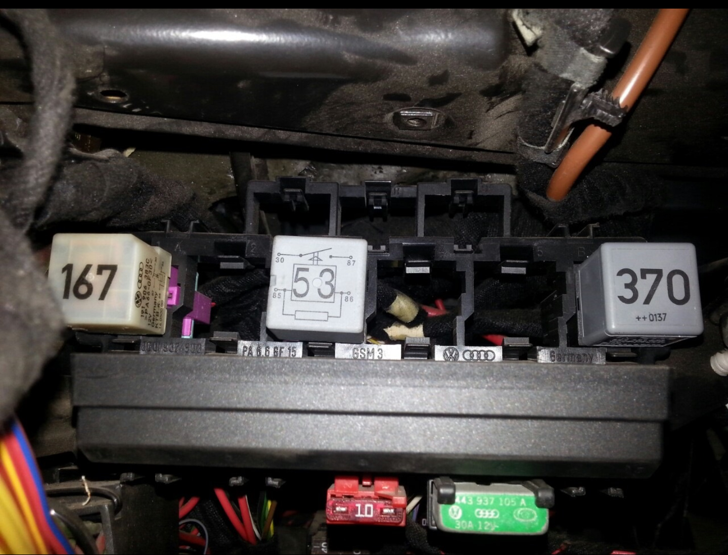 Предохранители и реле. — Audi A4 (B6), 1,8 л, 2001 года | своими руками | DRIVE2