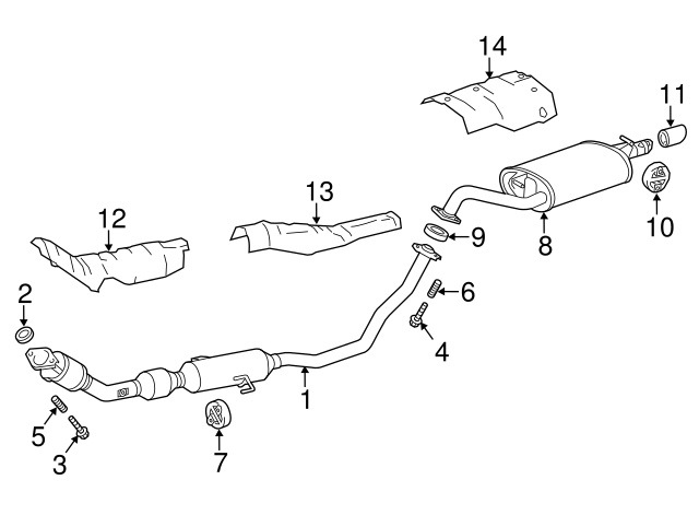 174510D132 Прокладка глушителя Оригинал TOYOTA LEXUS | Запчасти на DRIVE2