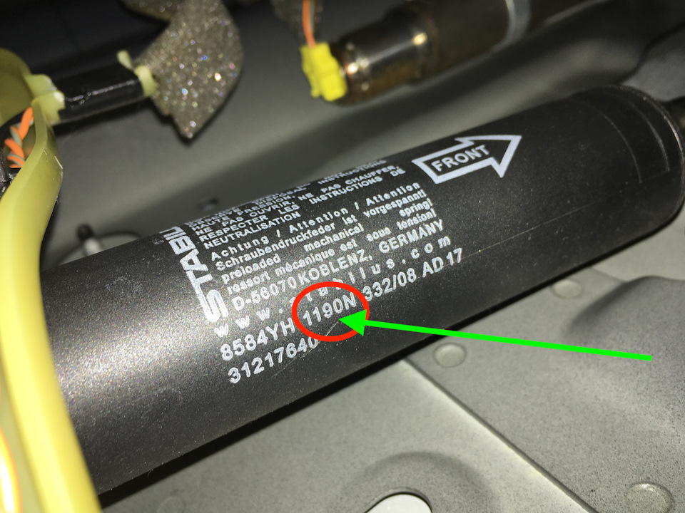 31217640 Упор газовый Volvo | Запчасти на DRIVE2