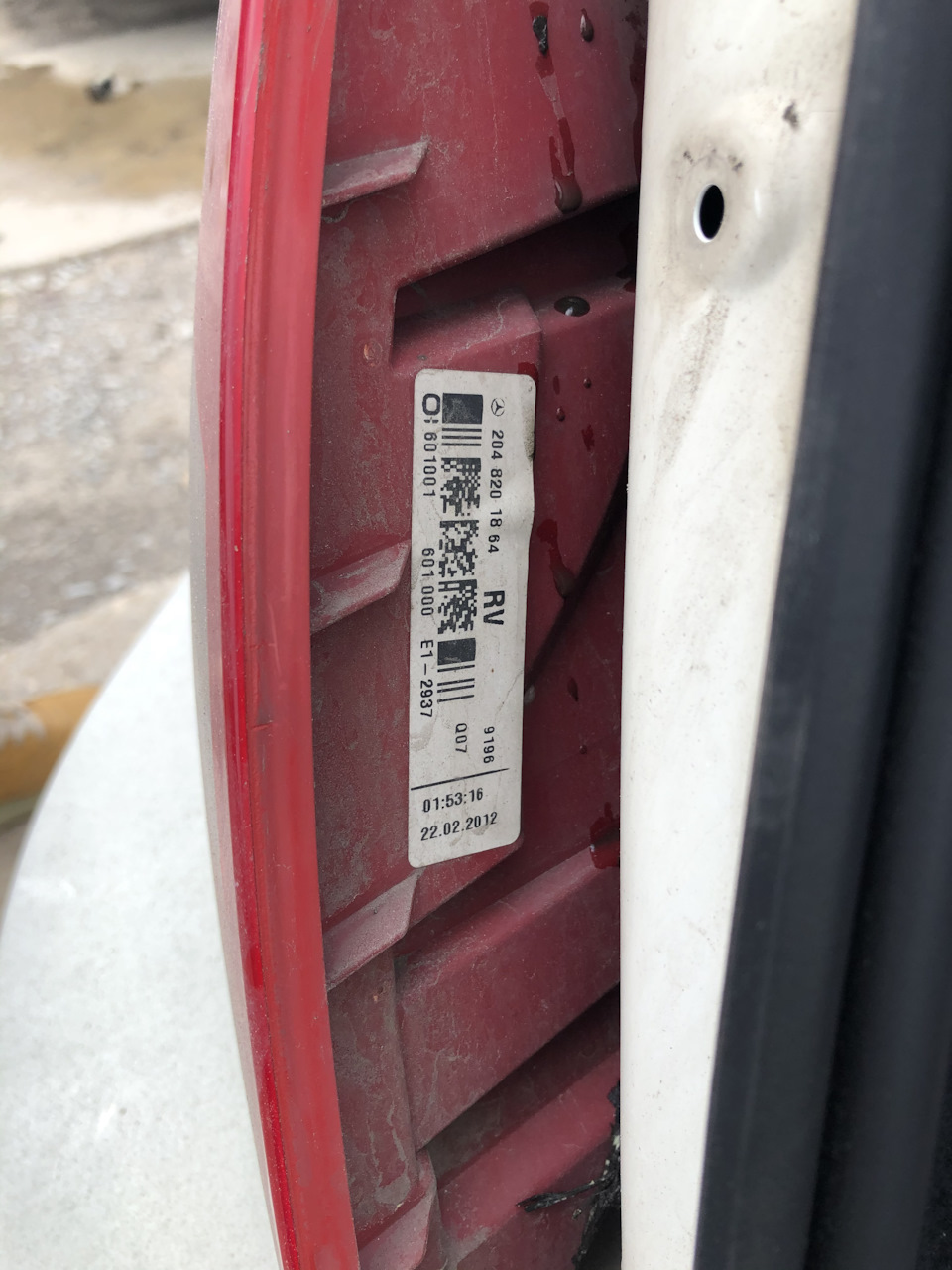 A2048201864 Фонарь задний Mercedes | Запчасти на DRIVE2