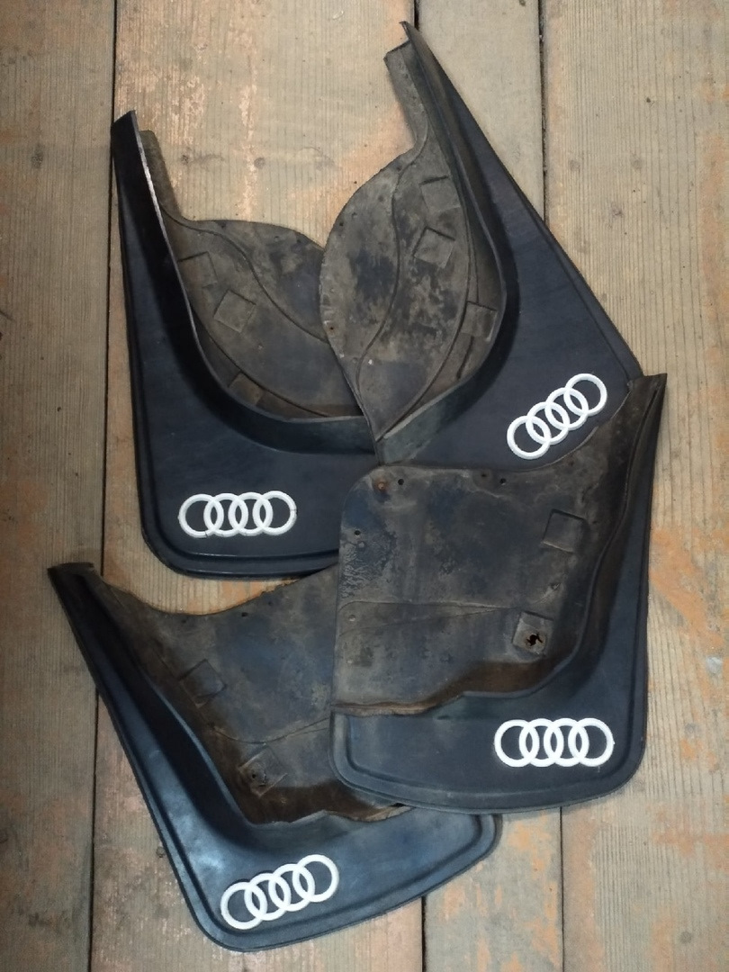 Задние брызговики (оригинал) — Audi 80 (B4), 2 л, 1993 года ...