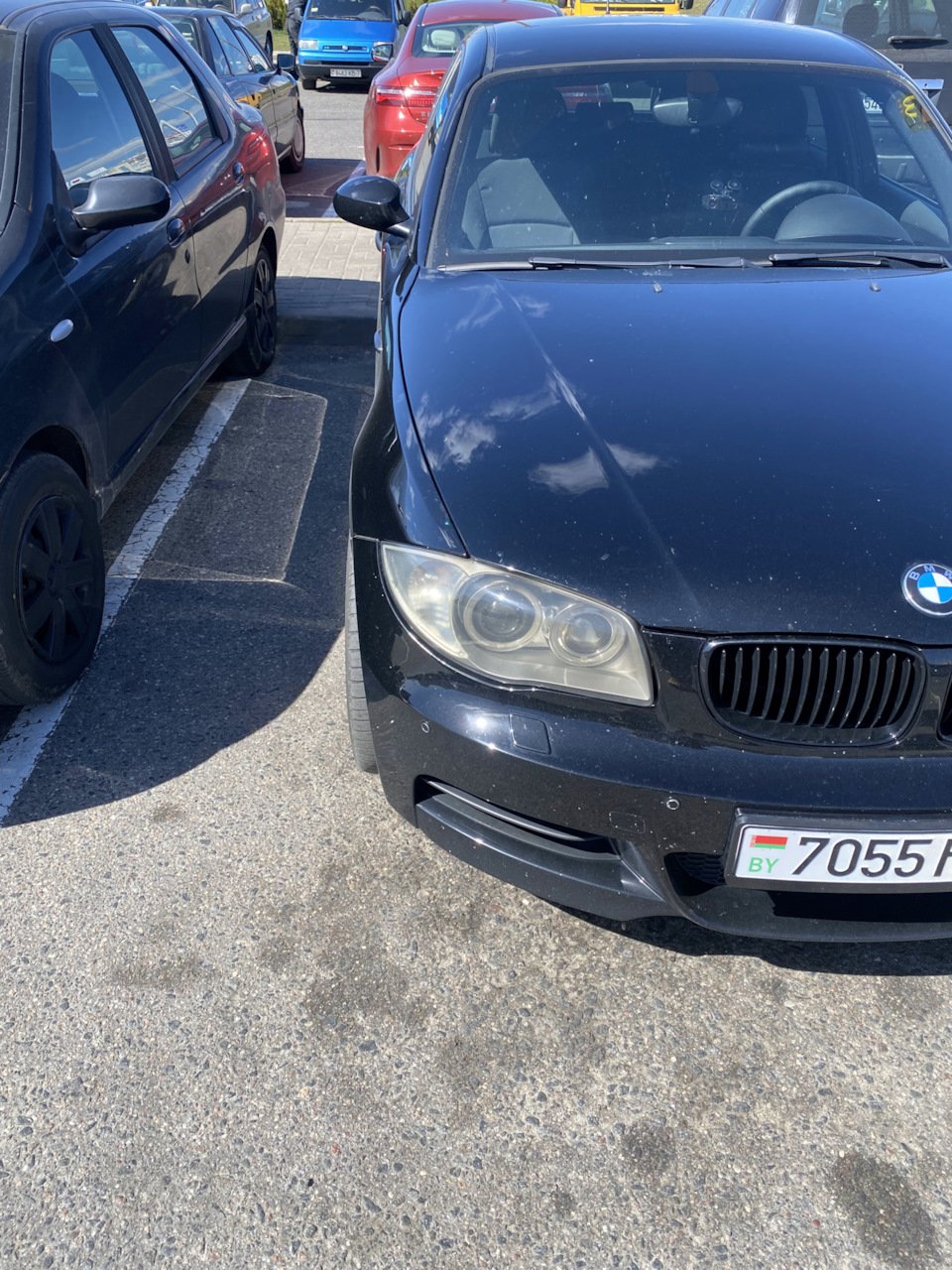 Установка ресталинговых фар — BMW 1 series (E81/E87), 2 л, 2006 года ...