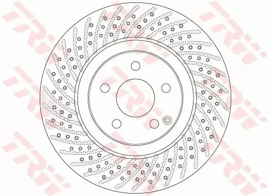 DF6433S Тормозной диск для MERCEDES-BENZ TRW | Запчасти на DRIVE2