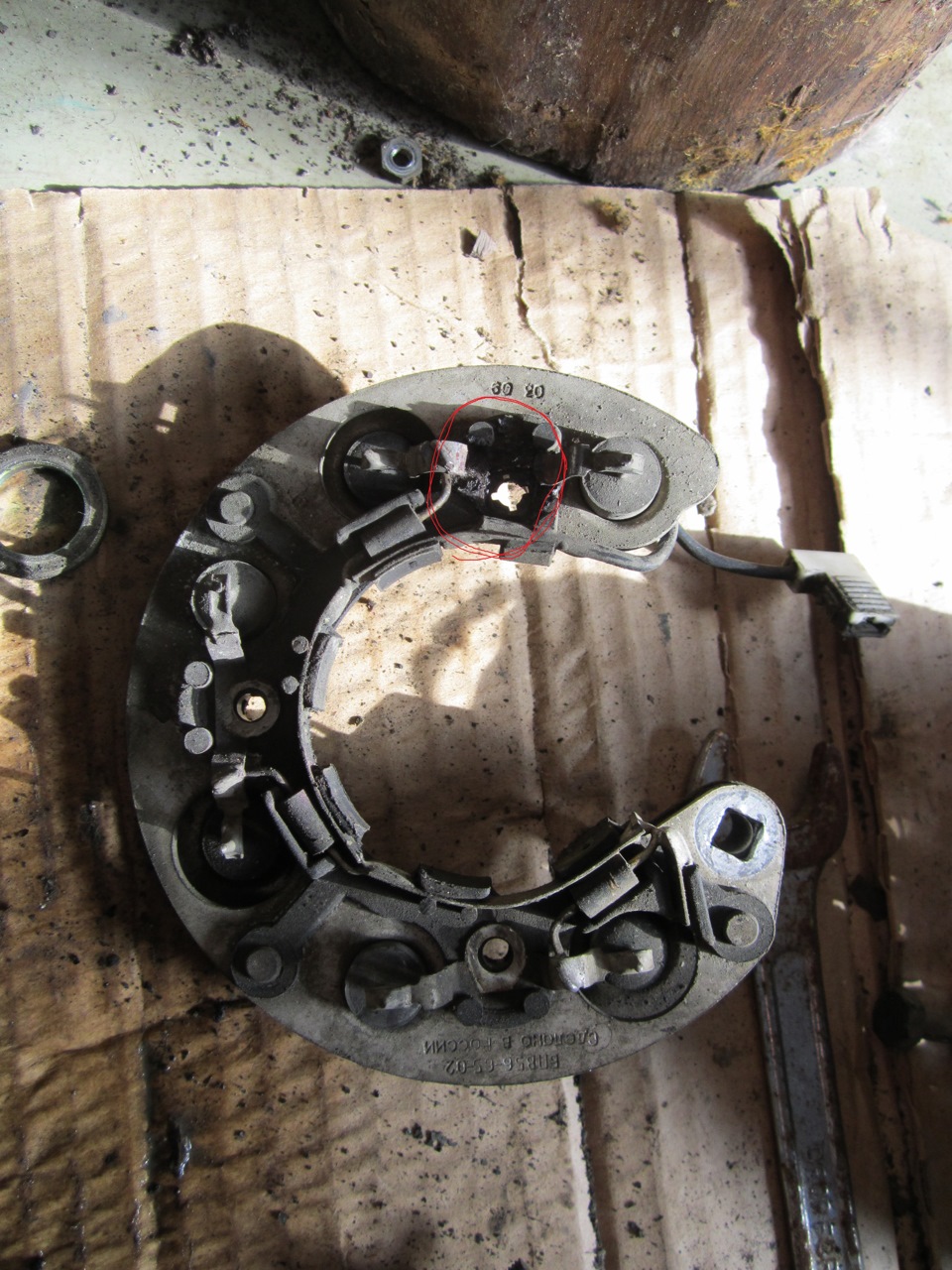 Генератор 372.3701 55ам — Lada 21061, 1,6 л, 1996 года | электроника ...