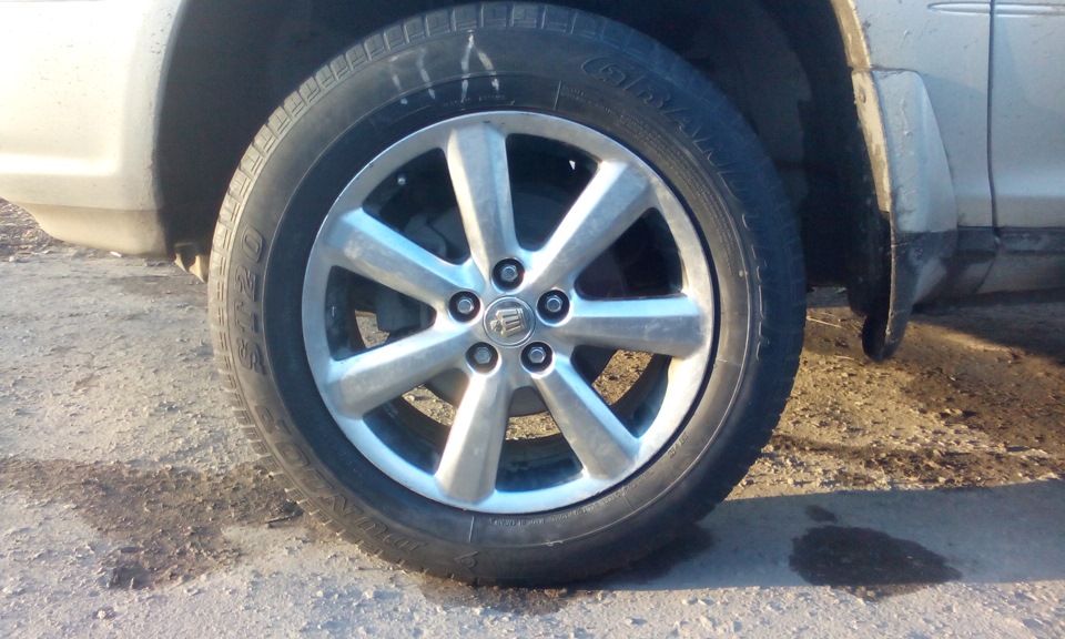 Беда с колесами(( — Toyota Harrier (1G), 2,4 л, 2002 года | колёсные ...