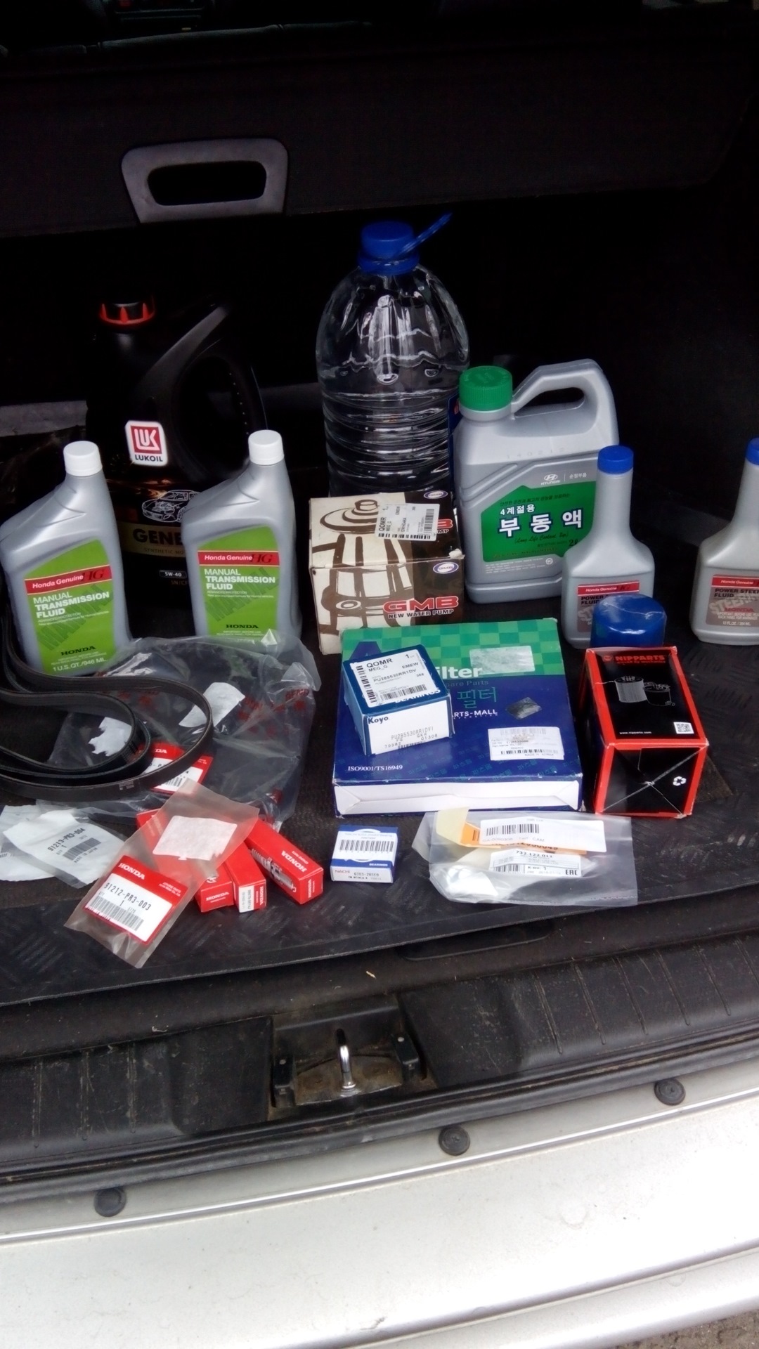 Первое ТО после приобретения — Honda Civic Aerodeck, 1,8 л, 1998 года ...