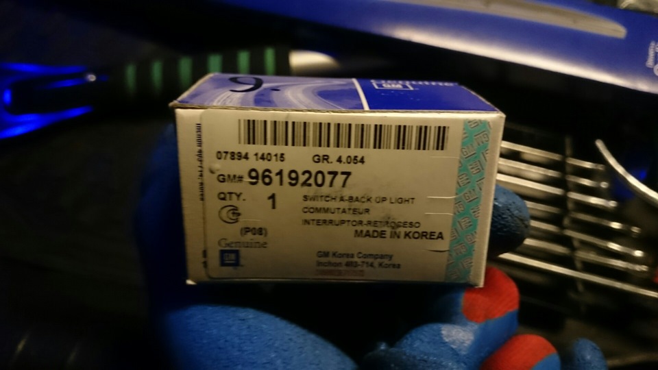 96192077 Датчик заднего хода GM | Запчасти на DRIVE2
