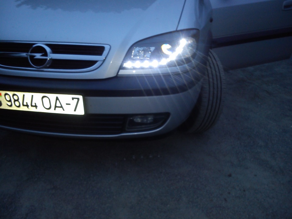 По просьбе подписчиков. — Opel Zafira A, 1,8 л, 2003 года | стайлинг ...