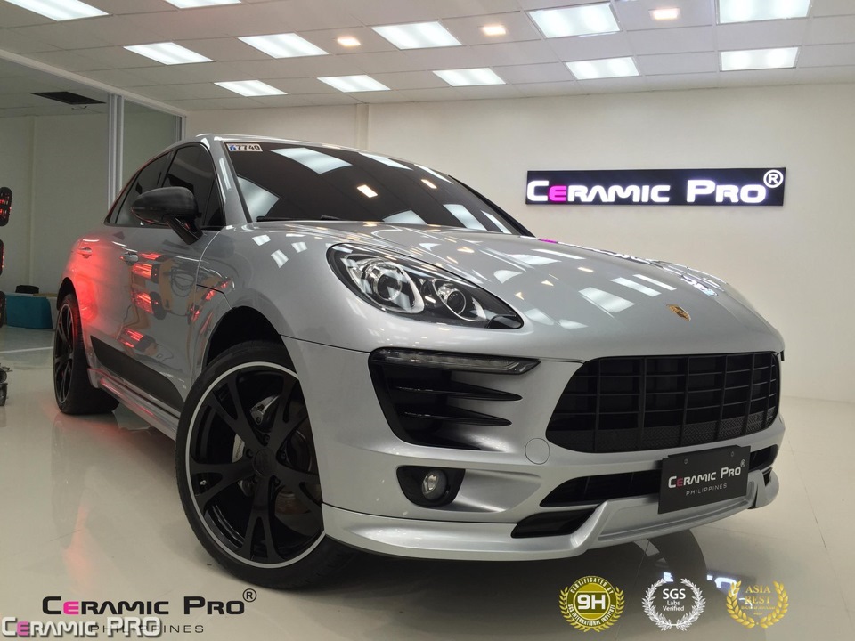 Автомобиль Porsche Macan S защитили пакетом Ceramic Pro Gold — CeramicPro на DRIVE2