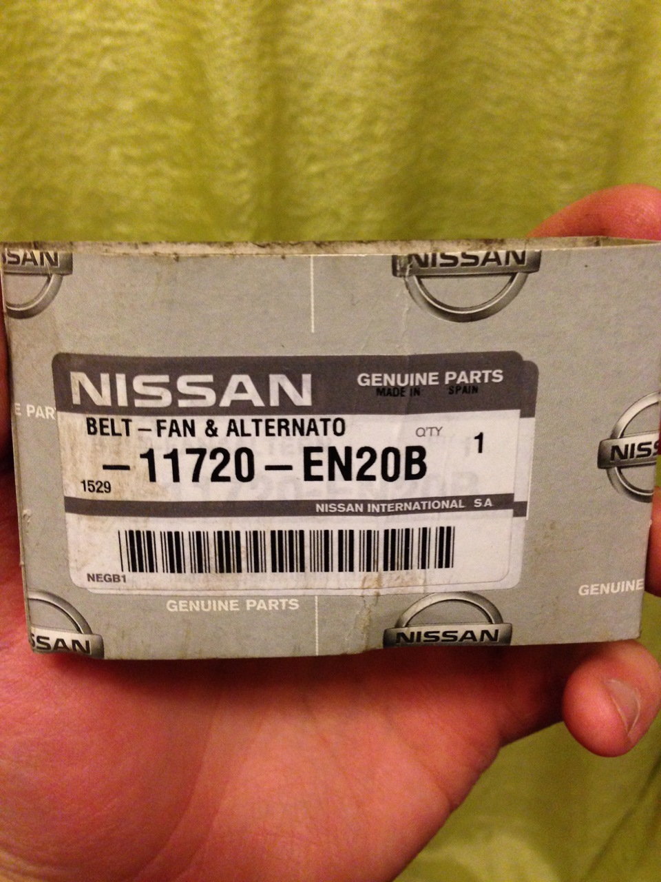 11720EN20B Ремень приводной NISSAN INFINITI | Запчасти на DRIVE2