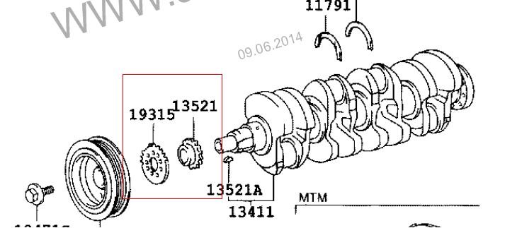 ГРМ, маслонасос — Toyota MR-S, 1,8 л, 2000 года | помощь на дороге | DRIVE2