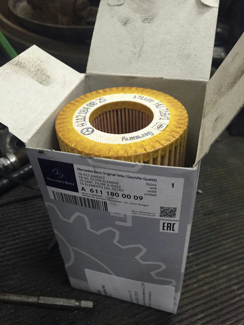 Замена масла ДВС CDI 2.7 — Mercedes-Benz M-Class (W163), 2,7 л, 2003 ...