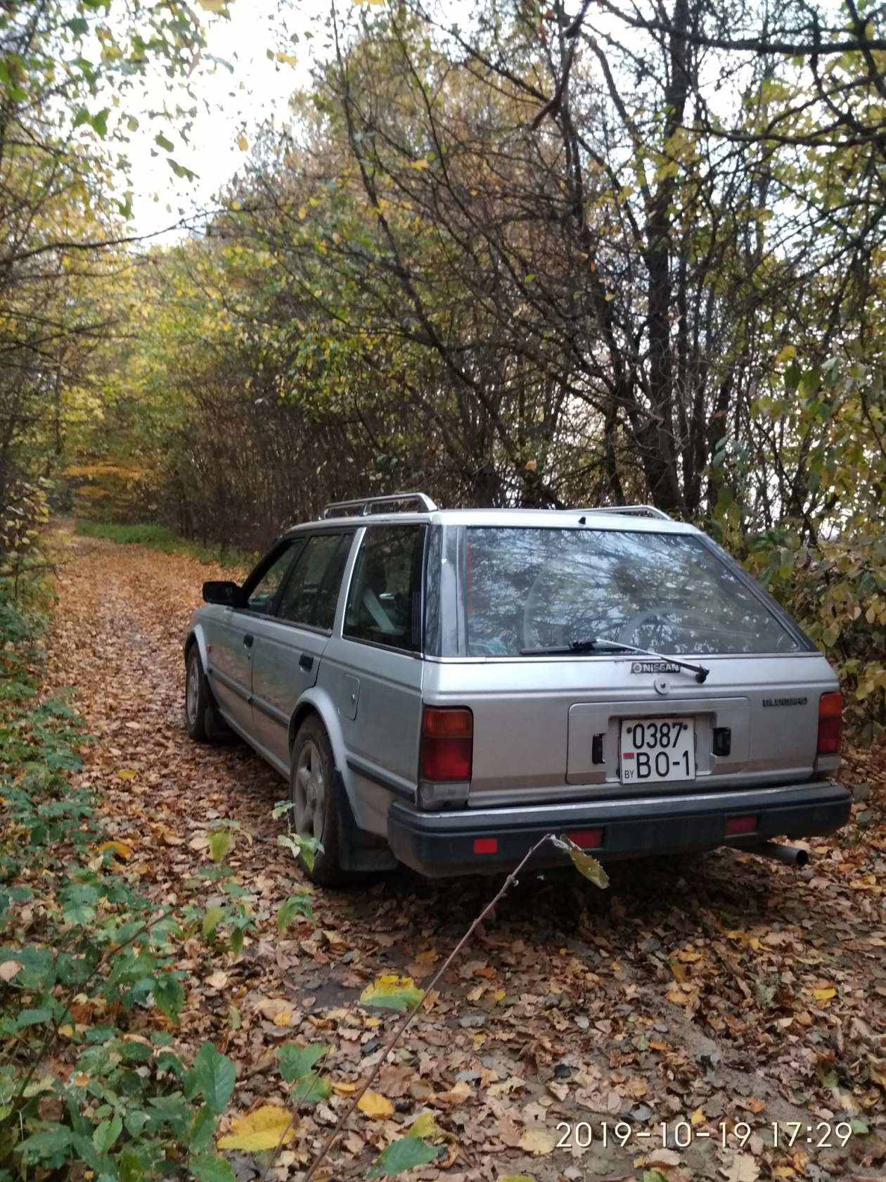 осенний блюберд — Nissan Bluebird (U11), 2 л, 1987 года | просто так ...