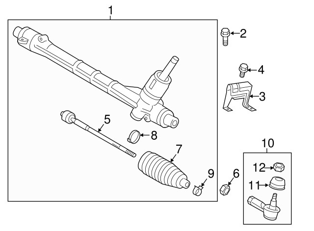4422A002 Наконечник рулевой тяги Mitsubishi | Запчасти на DRIVE2