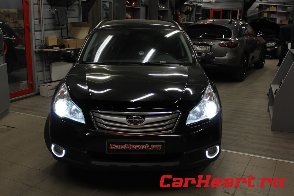 Subaru Outback b14, замена штатных линз на линзы Hella 3r — CarHeart на ...
