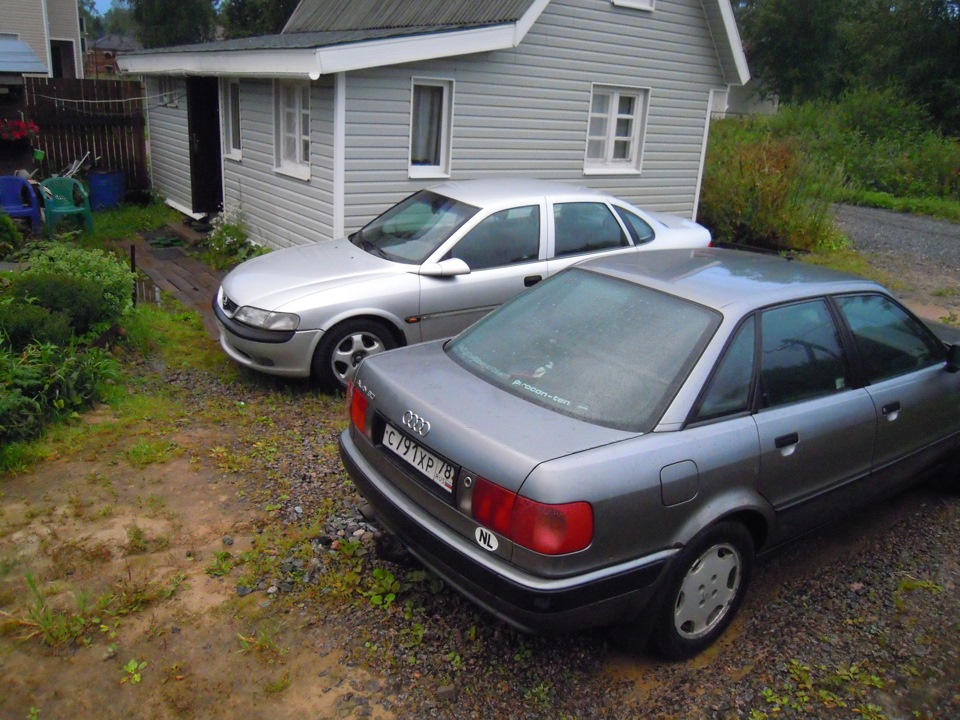 Летние кадры с отдыха — Audi 80 B4 2 л 1992 года фотография Drive2