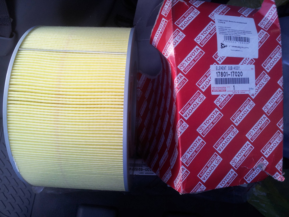 1780117020 Воздушный фильтр OEM TOYOTA LEXUS | Запчасти на DRIVE2