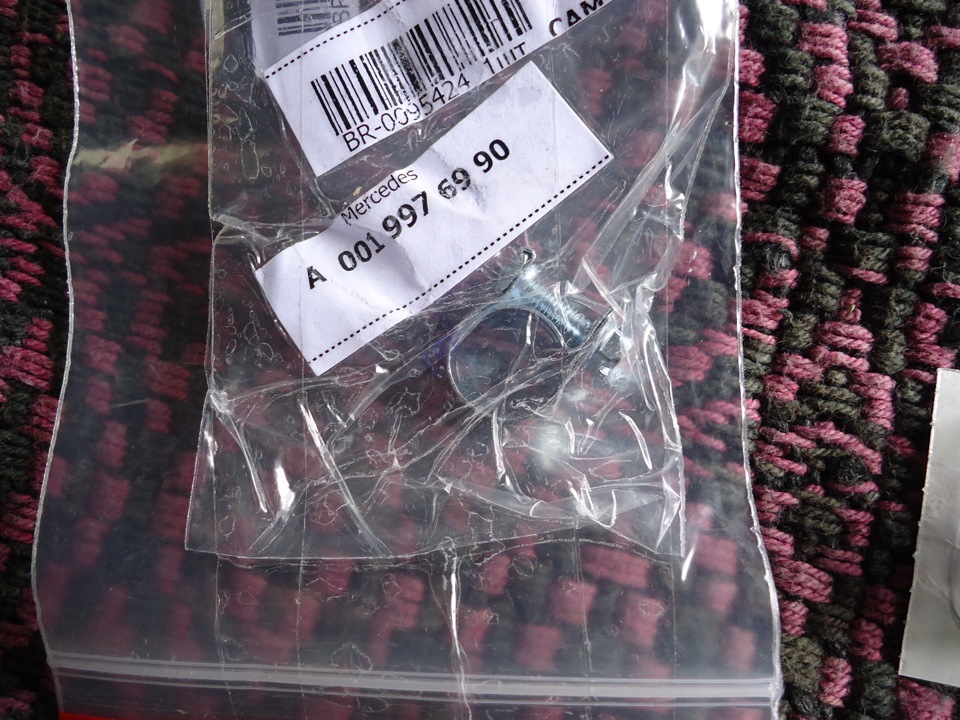 A0019976990 Хомут трубки топливной системы Mercedes | Запчасти на DRIVE2