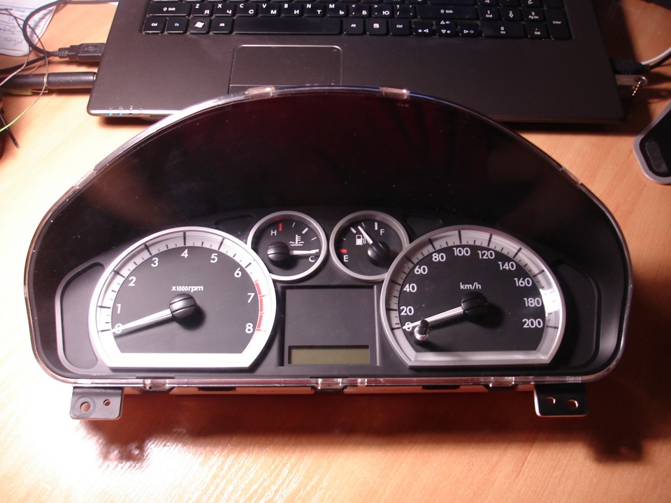 Приборы от Авео на Ланос часть 1. — Chevrolet Lanos, 1,5 л, 2007 года ...