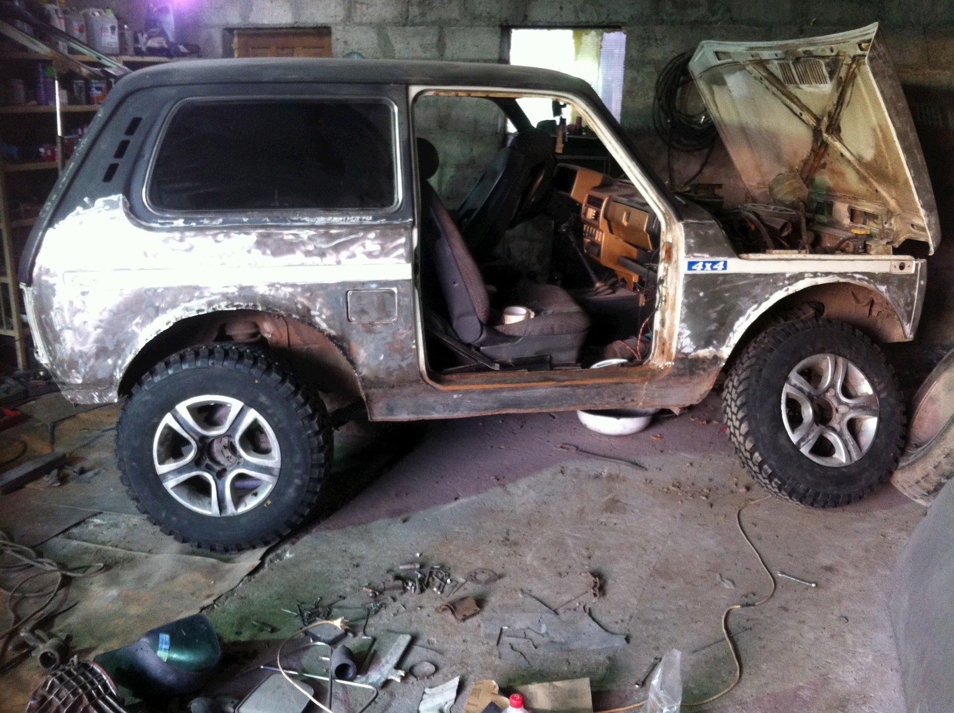 примеряем колеса Contyre Expedition 225/75 R16 104Q — Lada 4x4 3D, 1,7 ...