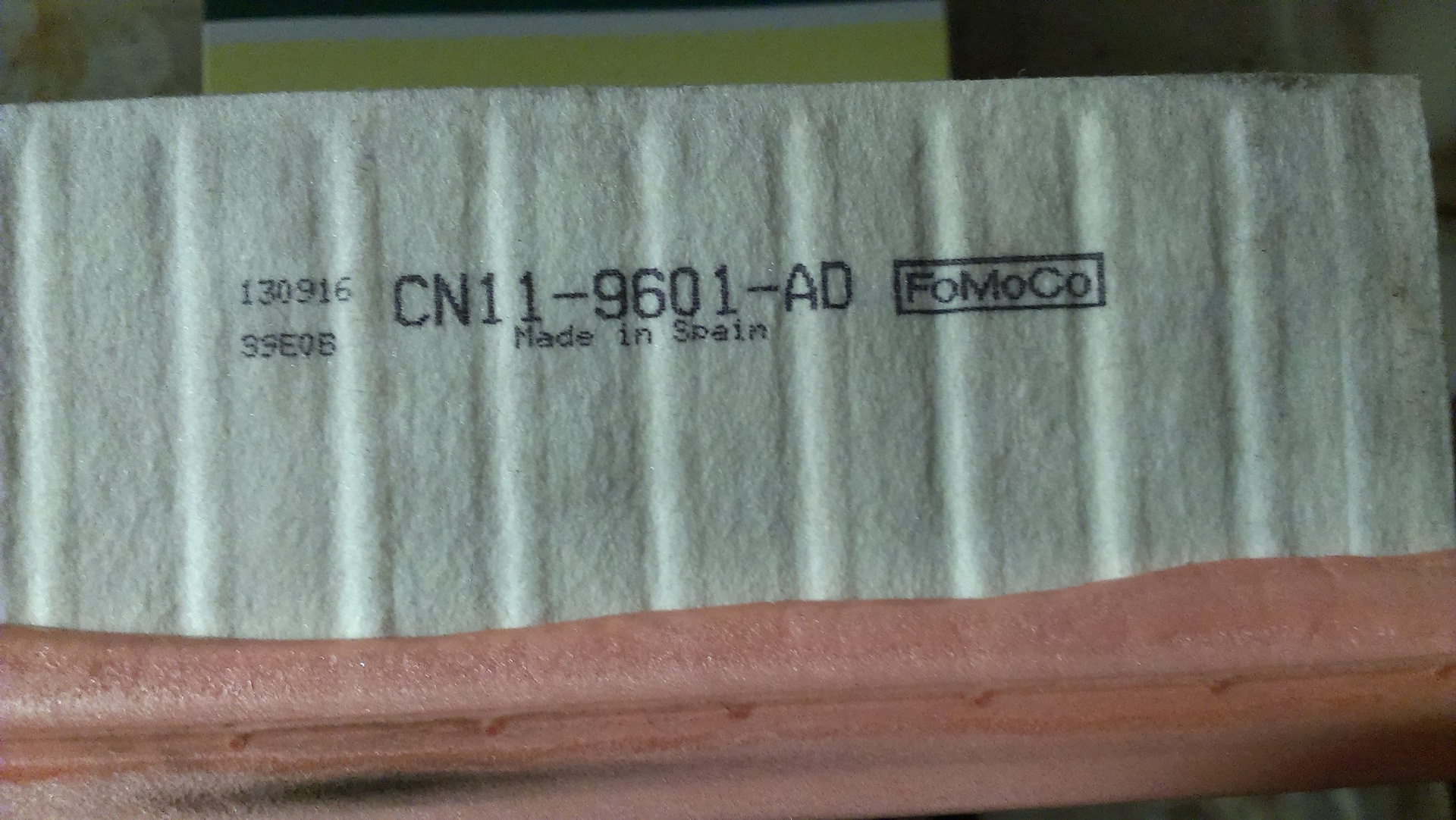 Какой, на самом деле, марки фильтры FoMoCo в B-Max. — Ford B-Max, 1 л ...