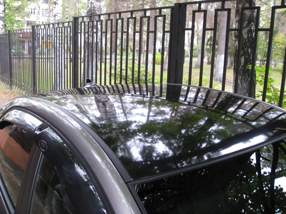 Антенна плавник, винил на крышу — KIA Cerato (2G), 1,6 л, 2010 года ...