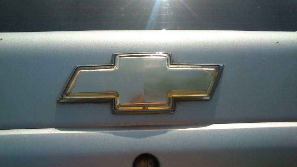Эмблема (задняя) — Chevrolet Lacetti Sedan, 1,6 л, 2007 года | стайлинг ...