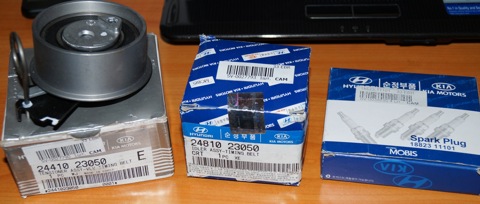 2481023050 ШКИВ НАТЯЖИТЕЛЯ РЕМНЯ ГРМ KIA HYUNDAI | Запчасти на DRIVE2