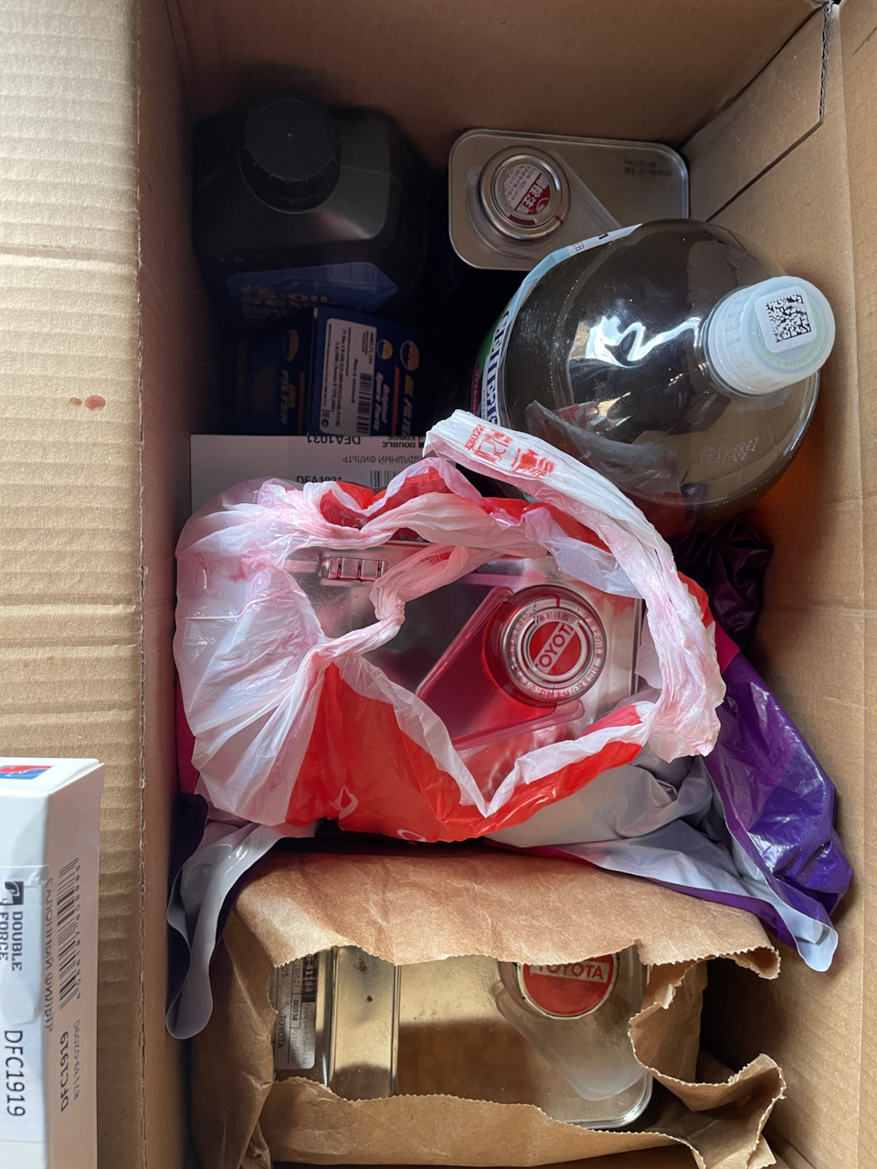 Закупили всё для большого ТО — Toyota Tank, 1 л, 2017 года | плановое ТО | DRIVE2