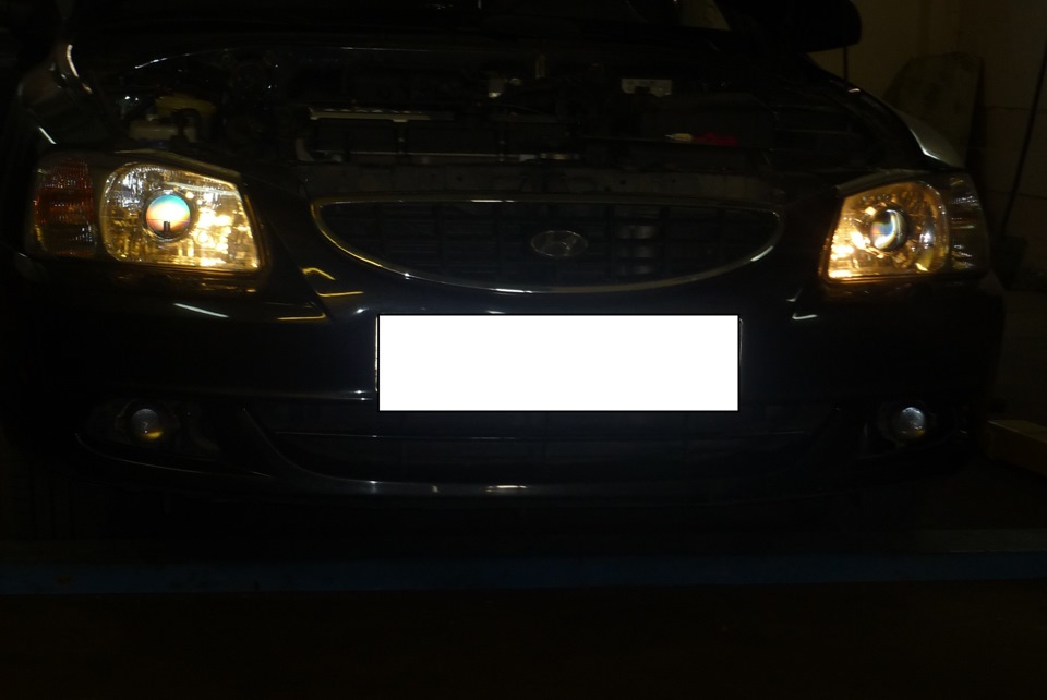 Диоды в габариты — Hyundai Accent (2G), 1,5 л, 2011 года | тюнинг | DRIVE2