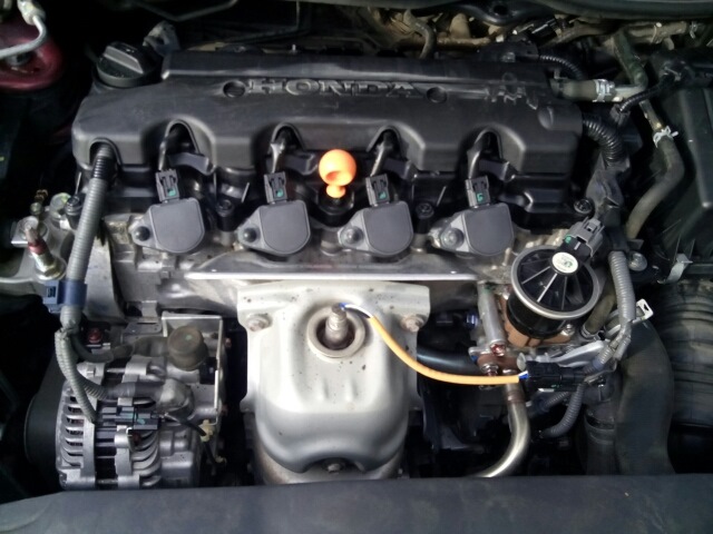 Помыл под капотом, и между делом сняли мотор и акпп с бмв — Honda Civic ...