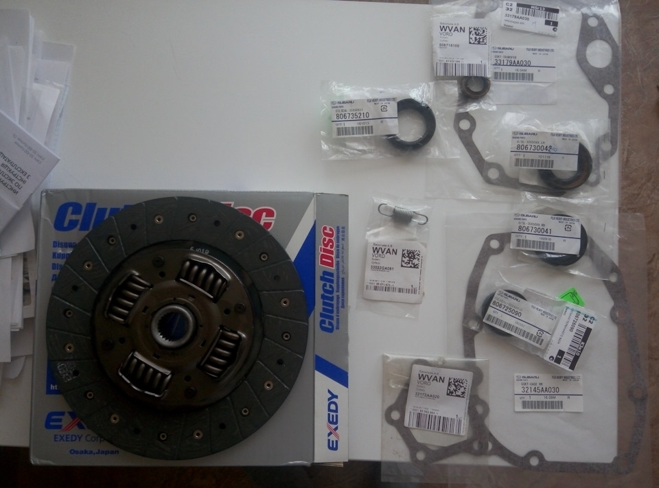 Пришли запчасти для МКПП — Subaru Legacy (BE/BH/BT), 2 л, 1999 года ...