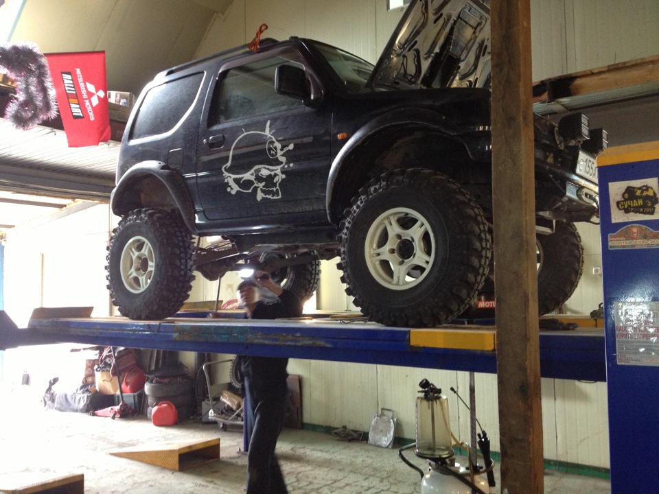 замена масла — Suzuki Jimny (1G), 0,7 л, 2008 года | визит на сервис ...
