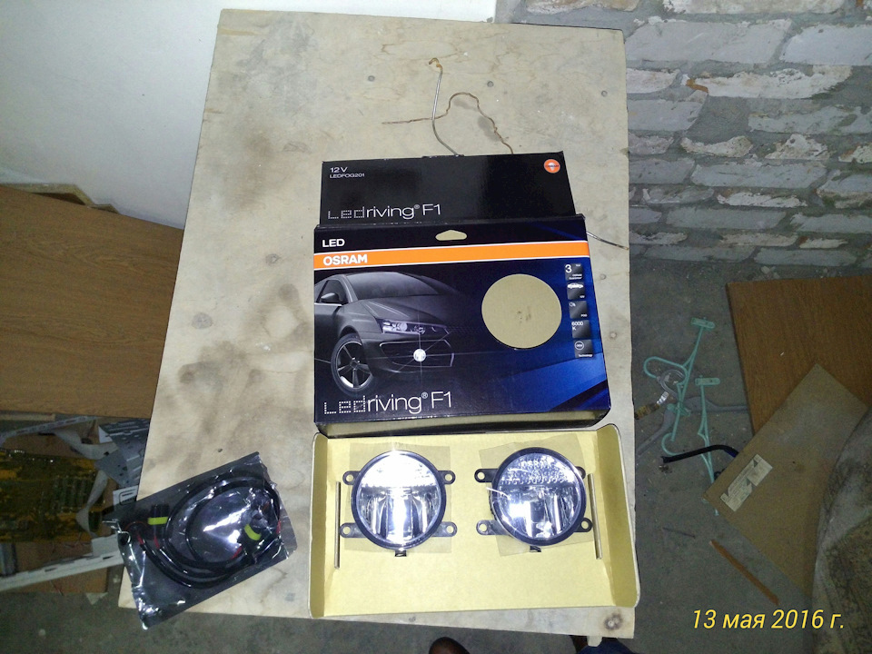 ПТФ Osram LEDriving F1 201 — Peugeot 208 (1G), 1,6 л, 2013 года ...