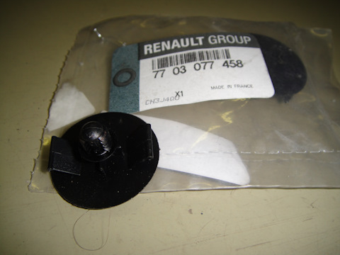 7703077117 Клипса крепления шумоизоляции RENAULT | Запчасти на DRIVE2