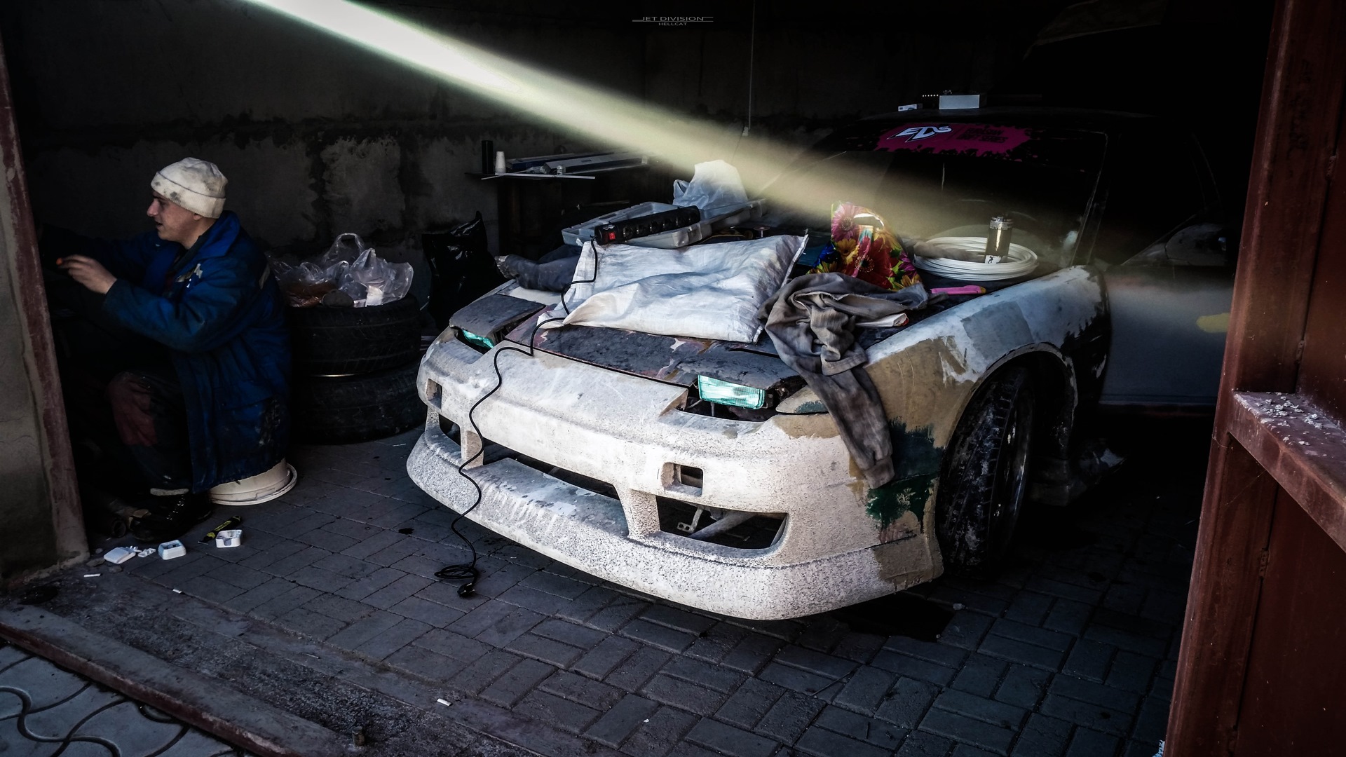 Новый гараж — Nissan 240SX Chuki (S13), 2,5 л, 1992 года | эвакуация ...