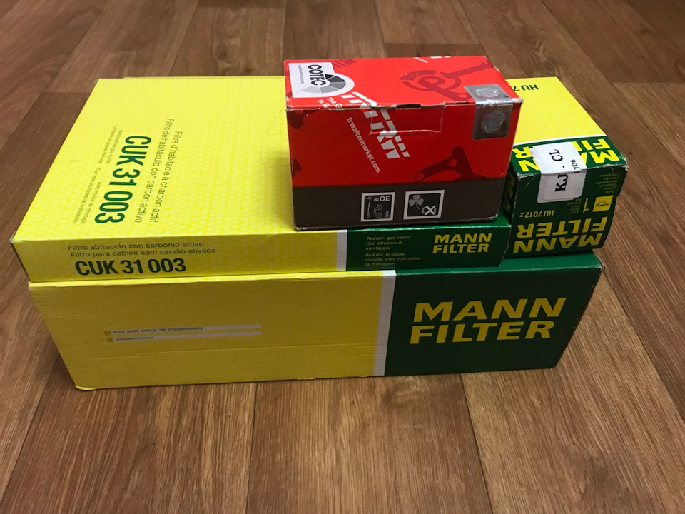 CUK31003 Салонный фильтр с активированным углем MANN FILTER | Запчасти ...