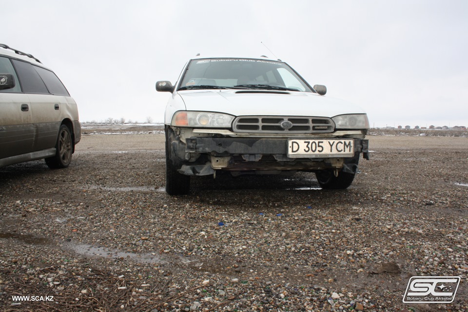 Выезд с клубом на автодром. — Subaru Legacy Outback (BD/BG), 2,5 л ...