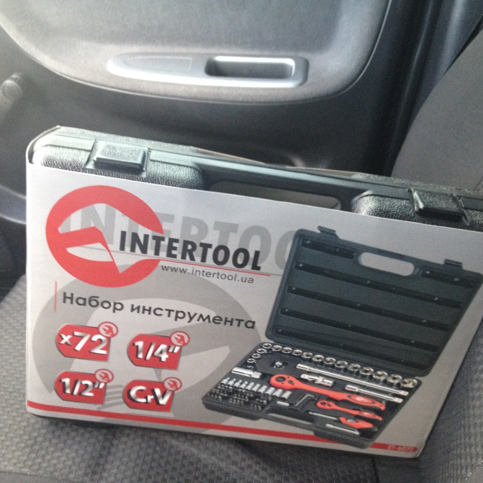 Набор инструмента INTERTOOL ET 60-72 — Chery Amulet, 1,6 л, 2008 года | аксессуары | DRIVE2