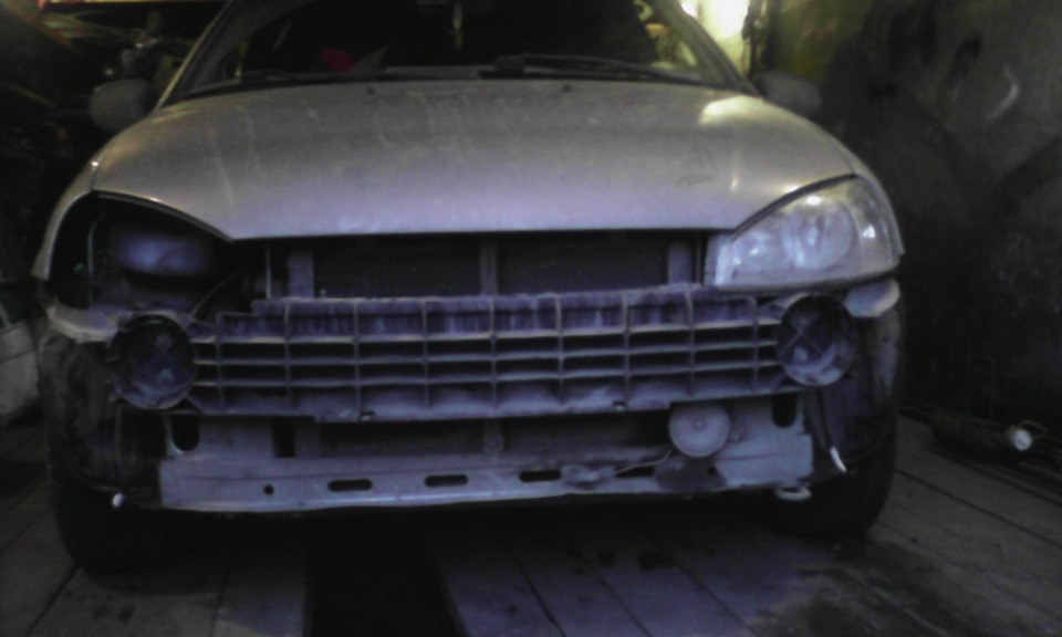 Передние фары — Lada Калина седан, 1,6 л, 2006 года | тюнинг | DRIVE2