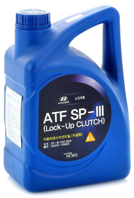 0450000400 Минеральное масло для АКПП ATF SP III, ЕМК.4л. KIA HYUNDAI ...