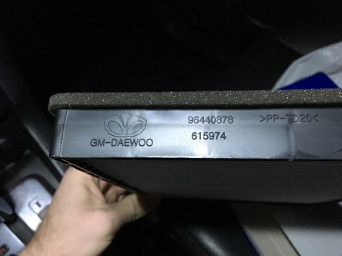 96440878 Фильтр салонный ОЕМ GM | Запчасти на DRIVE2