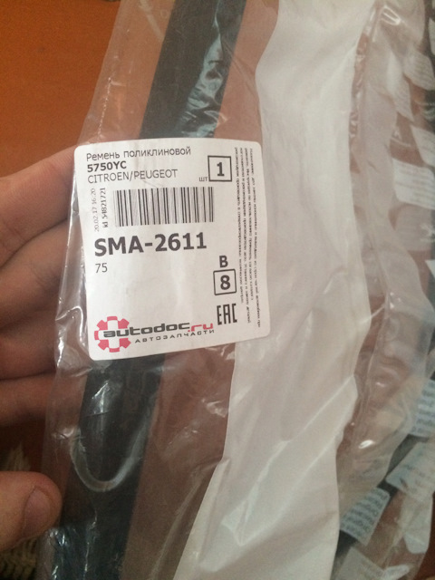 5750YC Ремень 6PK1450 PSA Peugeot Citroen | Запчасти на DRIVE2