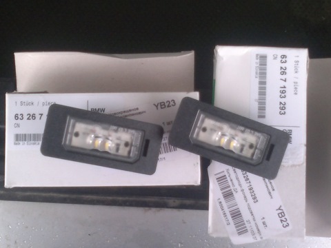 63267193293 Светодиодн.фонарь подсветки номерн.знака BMW | Запчасти на ...