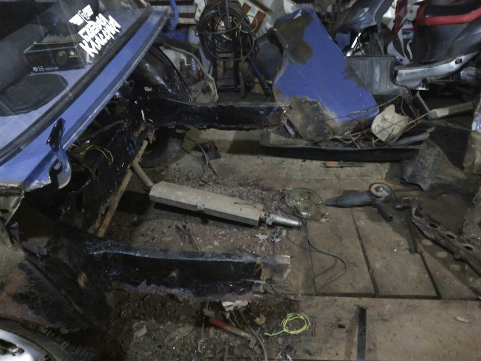 Задний bash bar на ваз 2101 — Lada 21013, 1,3 л, 1983 года | своими руками | DRIVE2