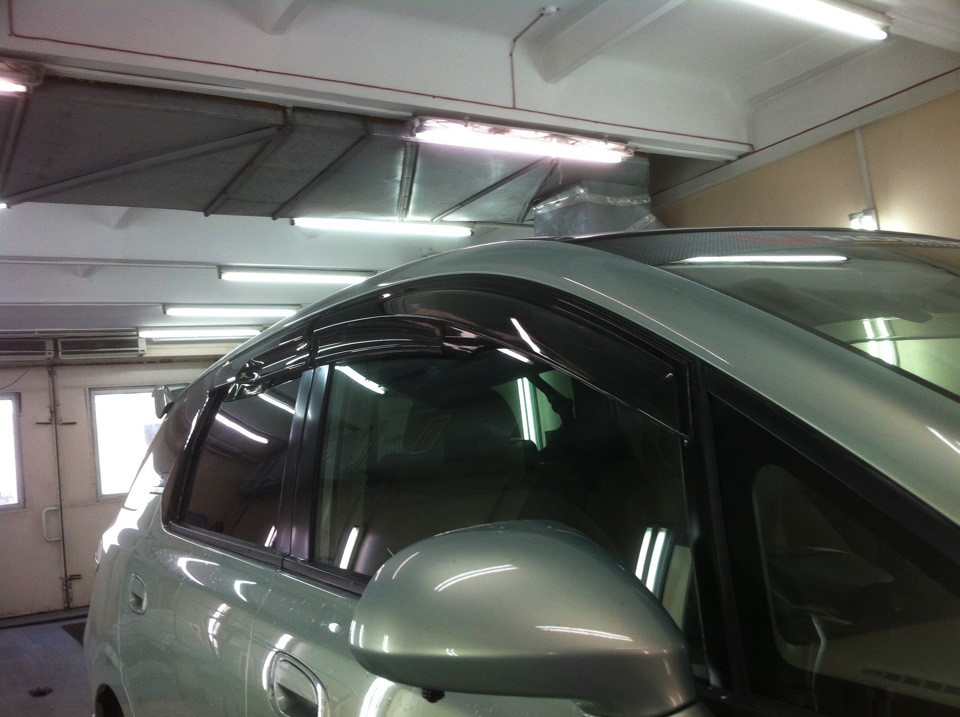 ветровики MUGEN — Honda Airwave, 1,5 л, 2005 года | тюнинг | DRIVE2