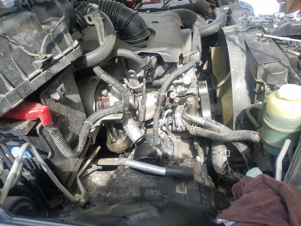 Опускание радиатора босле бодика 35 мм. — Mitsubishi Pajero Sport (2G ...