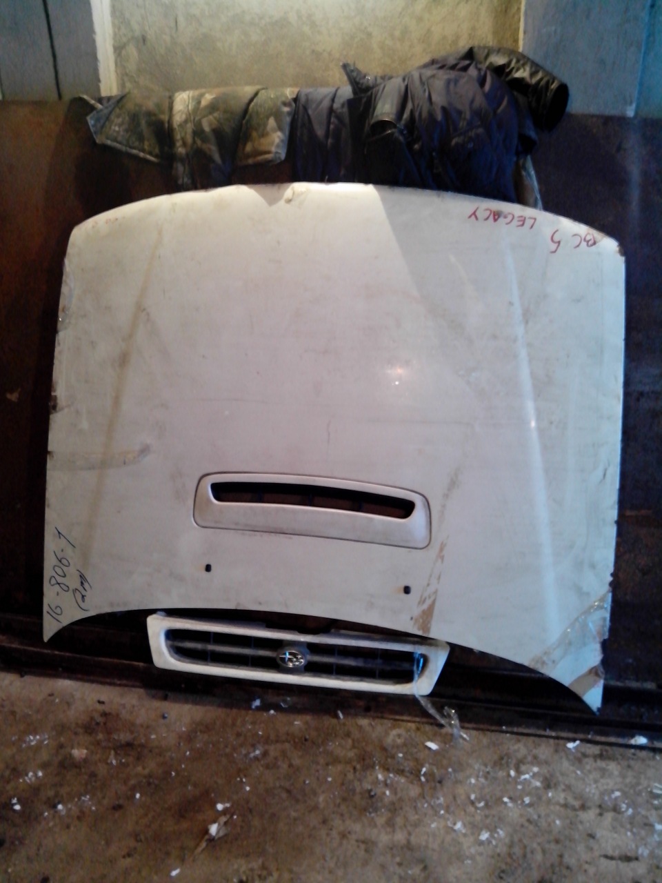 Турбо капот и другие мелочи. — Subaru Legacy (BC/BJ/BF), 2 л, 1993 года ...