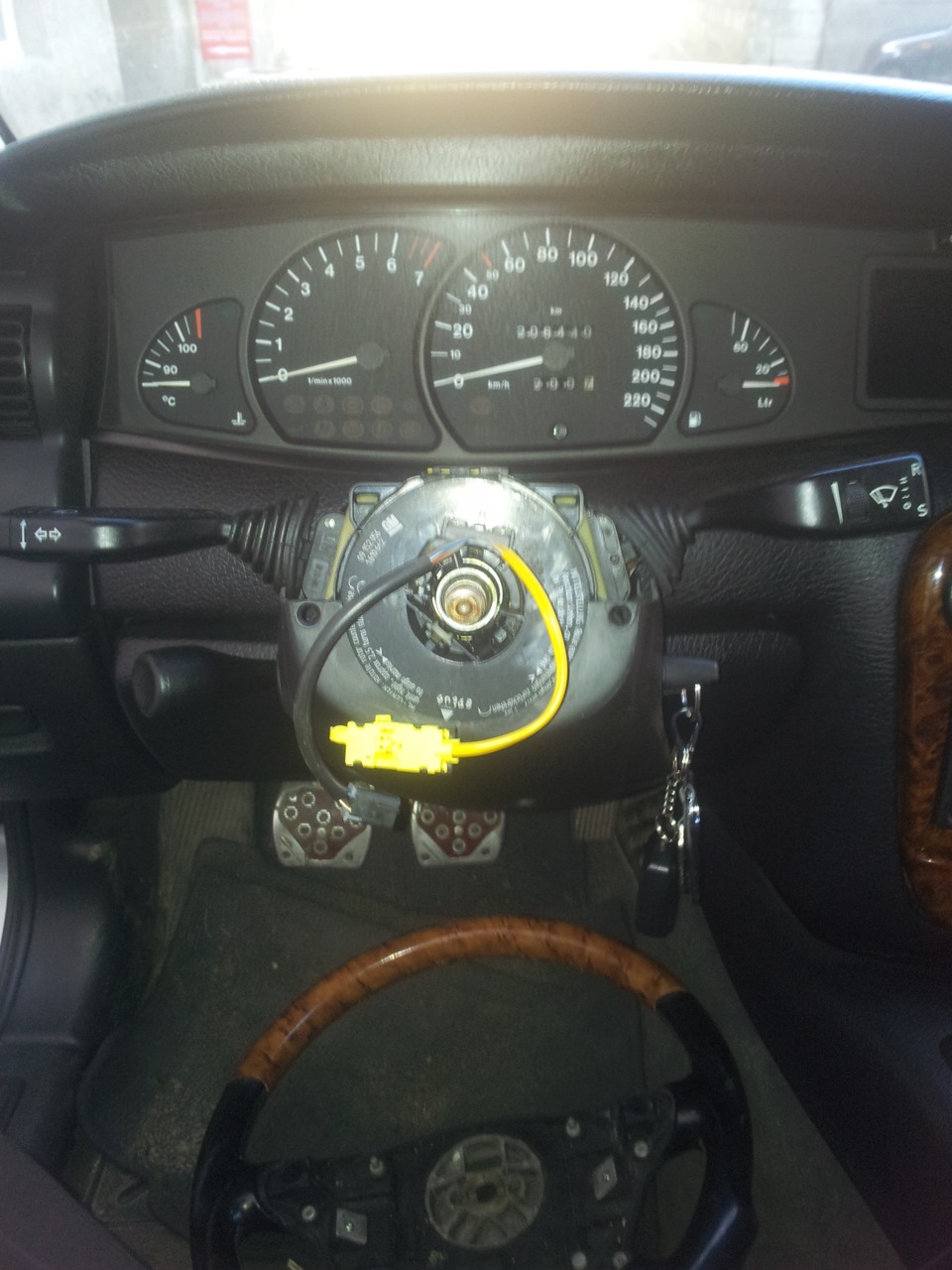 Руль установлен — Opel Omega B, 2 л, 1999 года | тюнинг | DRIVE2