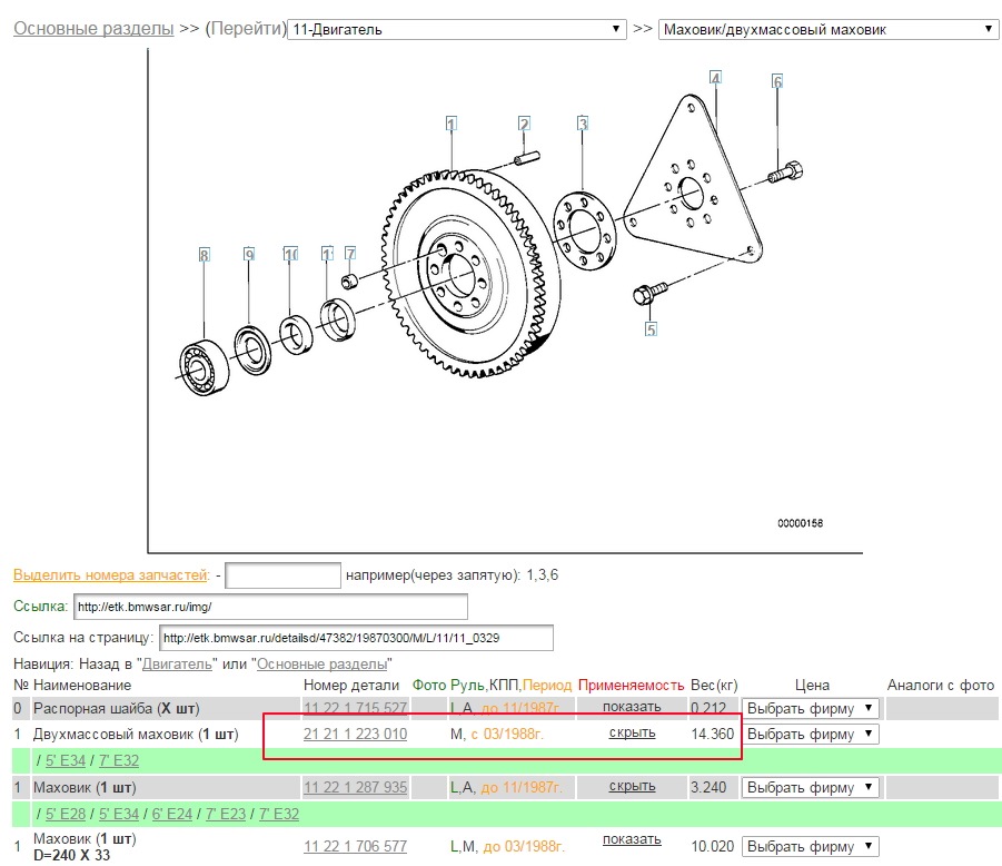 11221706577 Маховик BMW | Запчасти на DRIVE2